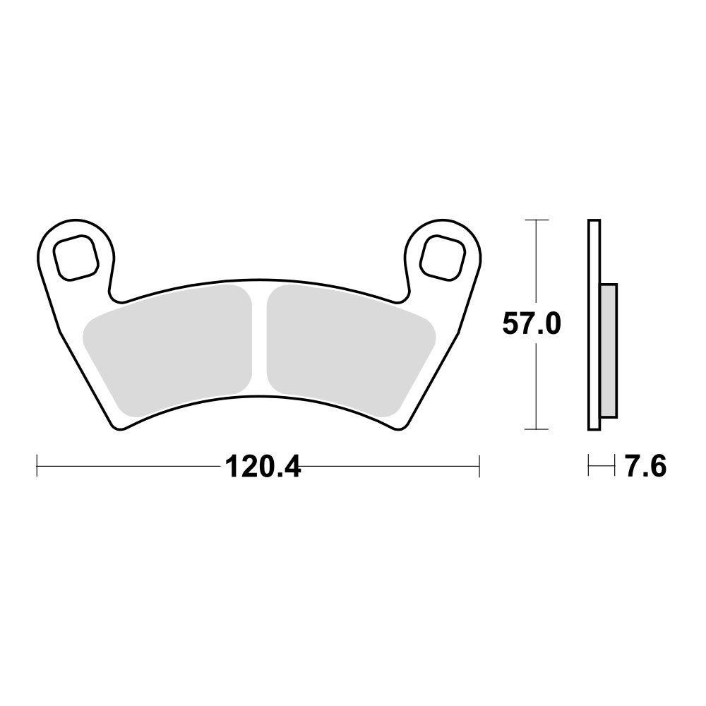 TRW MCB853SI Disk pločice za motocikle (SINTER)
