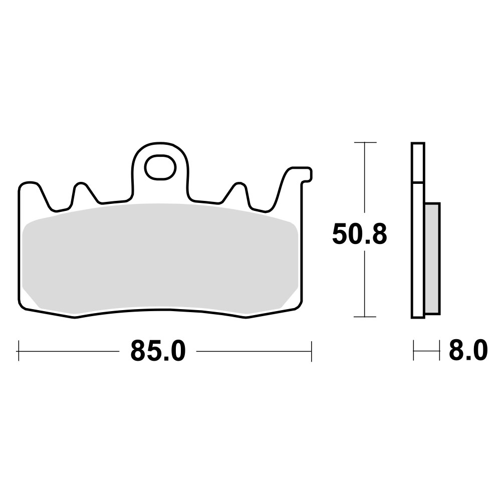 TRW MCB856SV Disk pločice za motocikle (SINTER)