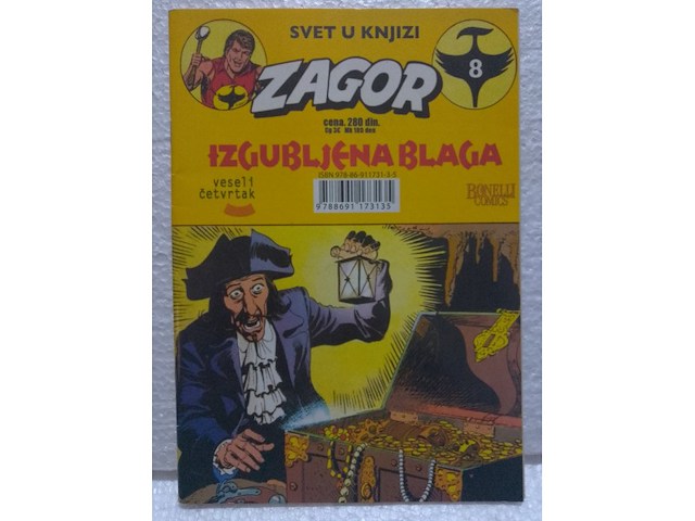 Zagor, Svet u knjizi, br 8, pisani