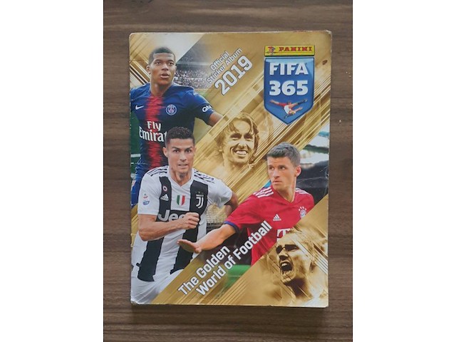 Fifa 365.Official Sticker Album 2019.Golden World PUN