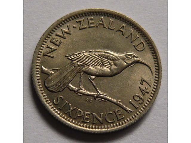 6 Pence - 1947 - New Zealand, Novi Zeland