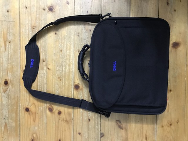 Torba Deel za lap top ima 11 dzepova crne boje