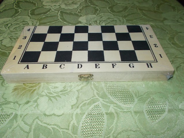 Drveni sah - 29x29 cm - NOVO u celofanu