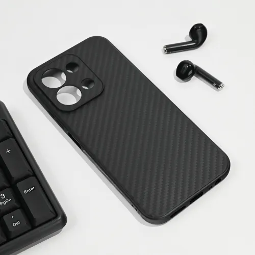 Futrola - maska Carbon fiber za Xiaomi Redmi 15C 4G EU 173mm crna