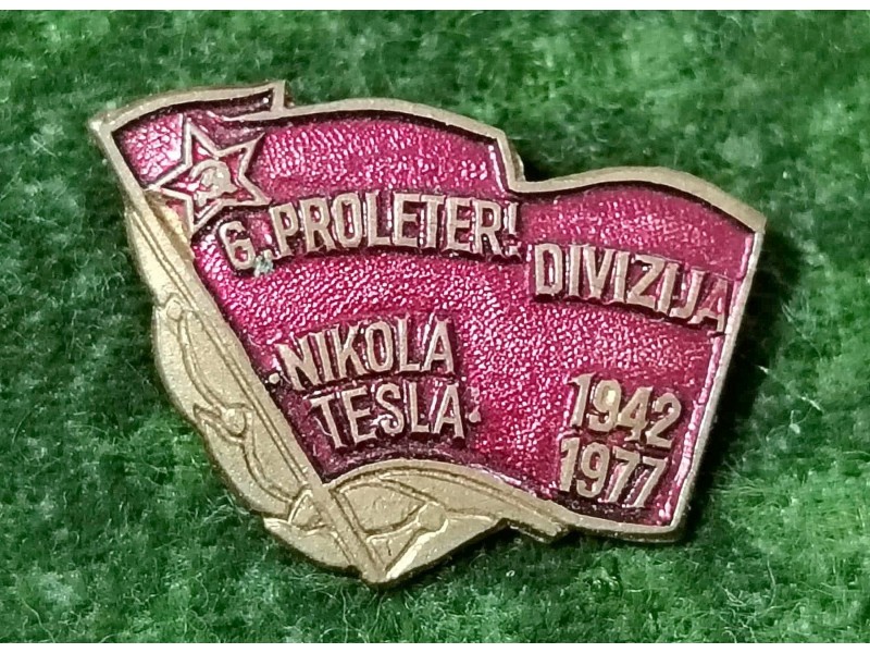 6.PROLETERSKA DIVIZIJA NIKOLA TESLA 1942-1977.