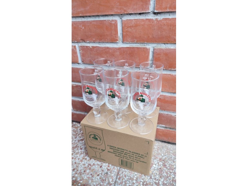 Birra Moretti case 6kom 0.25 set NOVO