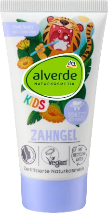 alverde NATURKOSMETIKKIDS dečija pasta za zube - bez fluorida, 50 ml