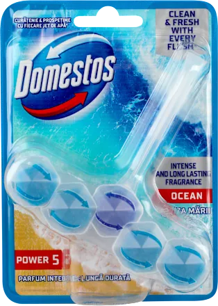Domestos
POWER 5 OCEAN osveživač za wc, 2 kom
