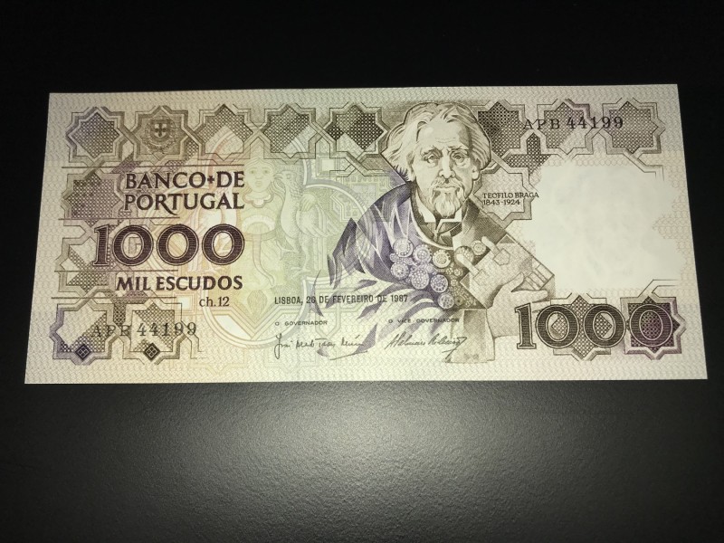 PORTUGAL 1000 ESCUDOS.1987.