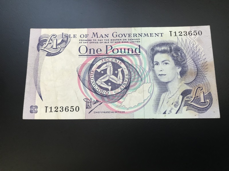 ISLE OF MAN 1 POUND.