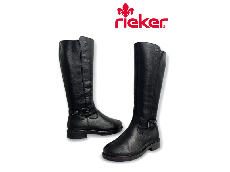 RIEKER - tex - TOPLE, VODOOTPORNE KOŽNE ČIZME, BR.38