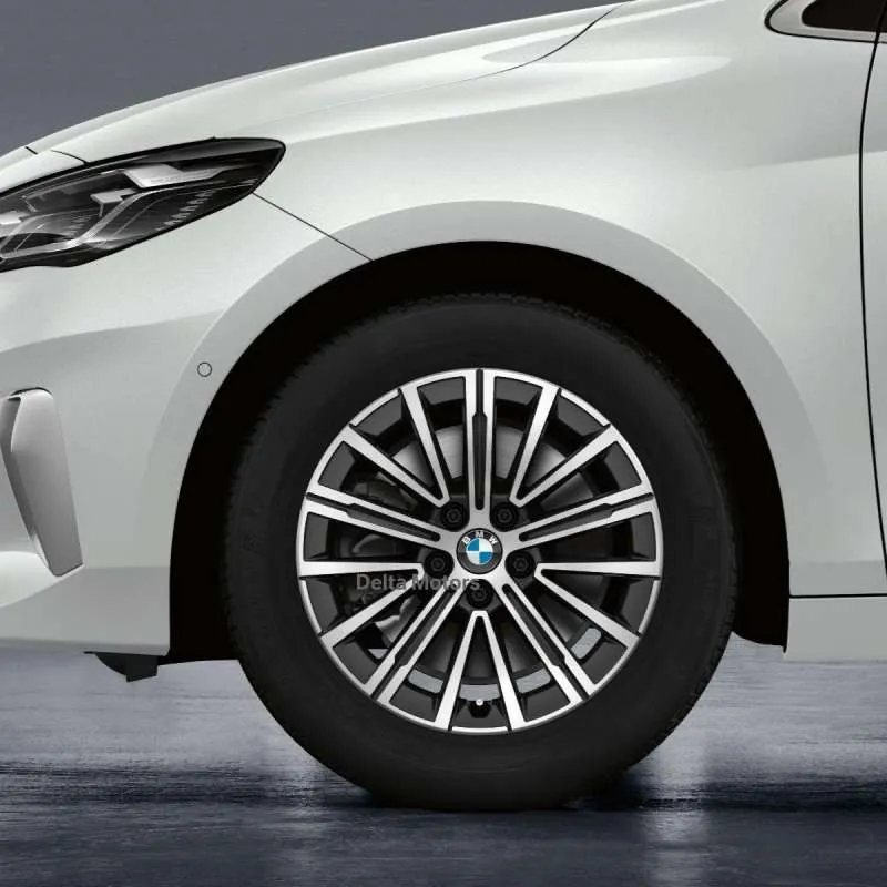 BMW V-spoke 833, Gunmetal Grey diamond polished X1 U11