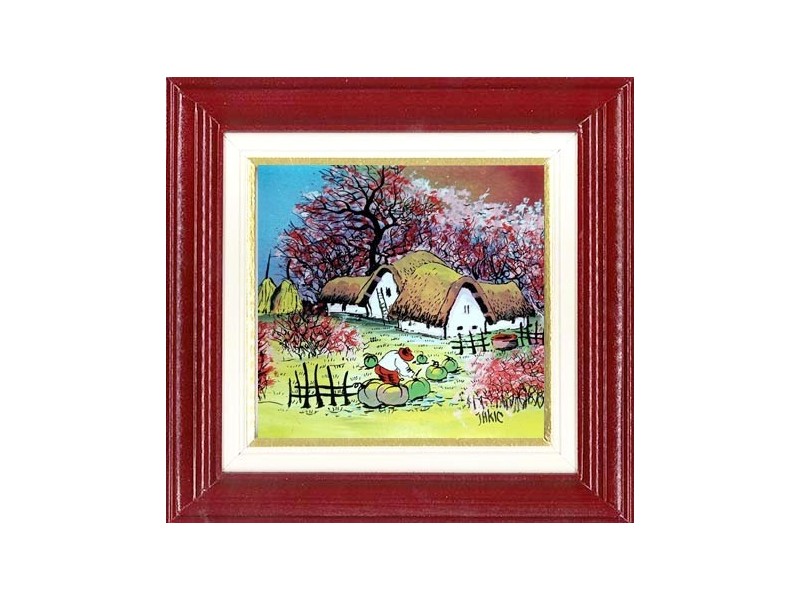 NAIVA - ULJE NA STAKLU 10x10cm