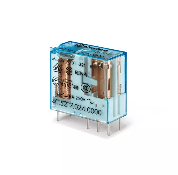 Rele mini 40.52 24V/DC 2CO 8A Finder