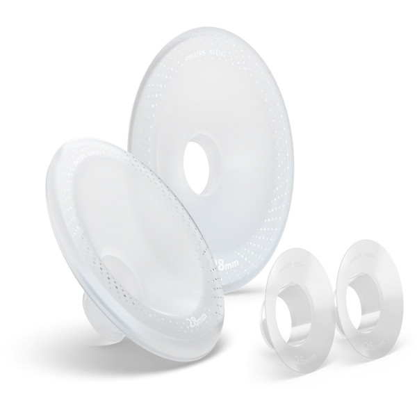 Avent štitnici za dojke i umetci large 2x28+2x26mm