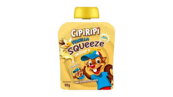 #Cipiripi Vanila Squeeze dessert 80g