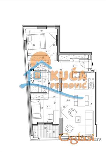 Ekskluzivna novogradnja u centru 62.41m2