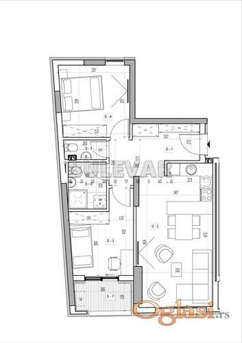 Ekskluzivna novogradnja u centru 62.41m2