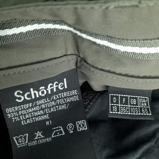 Pantalone Schoffel, vel. S, Jasmin