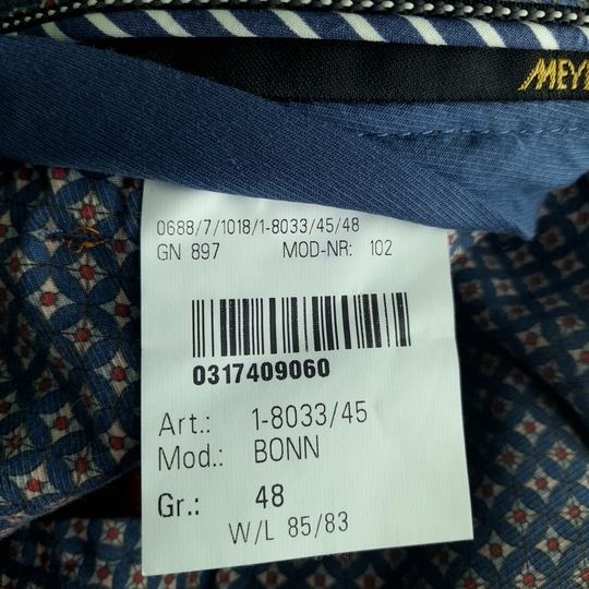 Pantalone Meyer, vel. M/48, Bonn