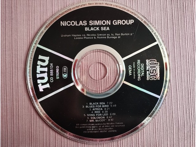 Nicolas Simion Group+gratis - Black Sea (bez omota)