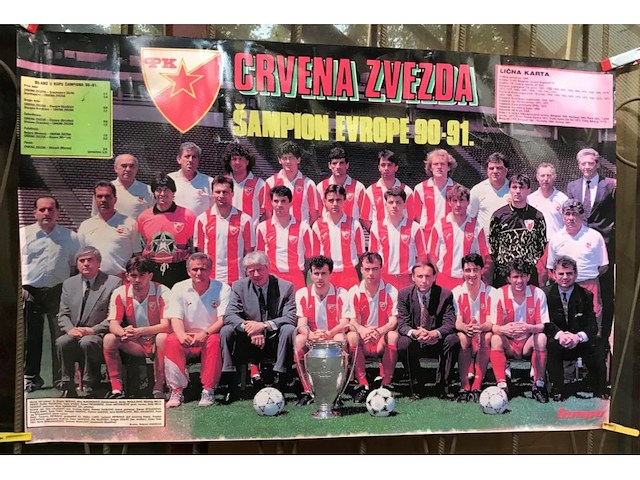 Poster Crvena zvezda