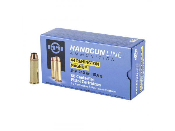 METAK REVOLVERSKI PPU .44 REM. MAG. JHP 15,6g