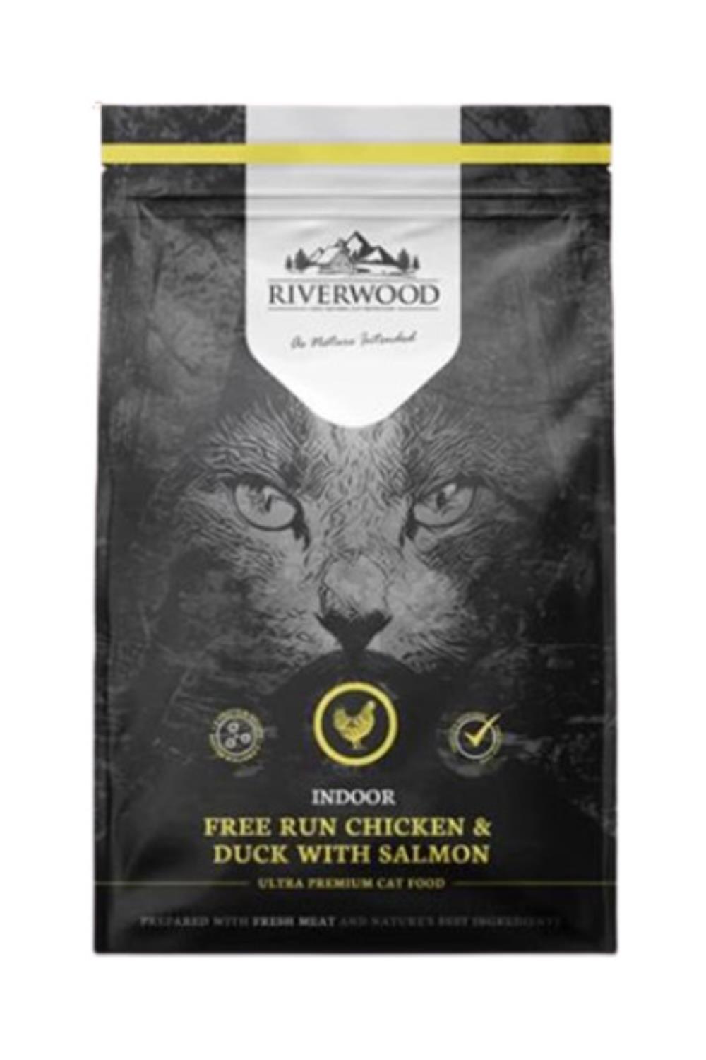 RIVERWOOD Cat Indoor – piletina, pacetina i losos hrana za macke