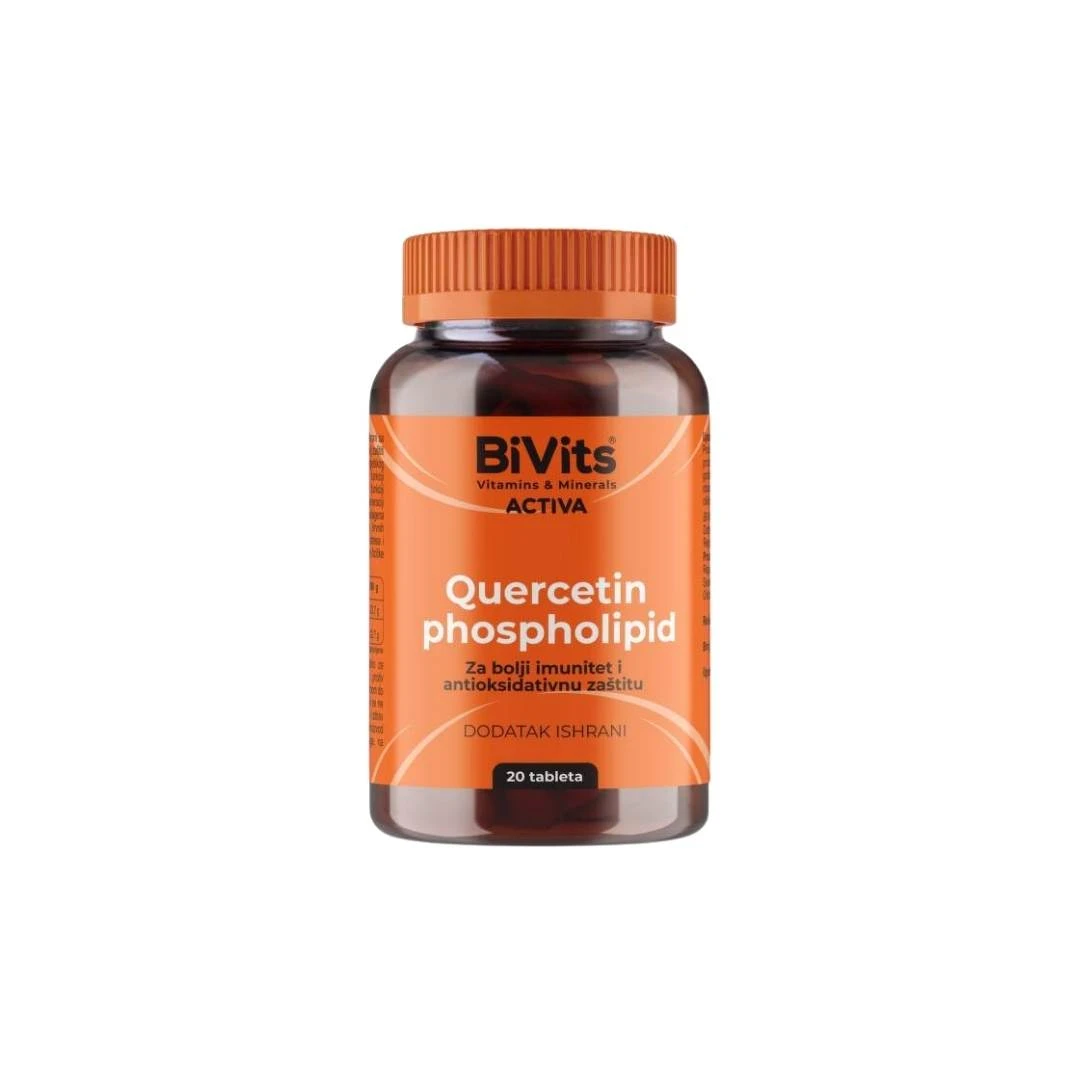 BiVits® Quercetin Phospholipid 20 Tableta; Kvercetin Fosfolipid za Imunitet i Antioksidativnu Zaštitu