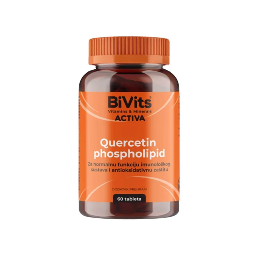 BiVits® Quercetin Phospholipid 60 Tableta; Kvercetin Fosfolipid za Imunitet i Antioksidativnu Zaštitu