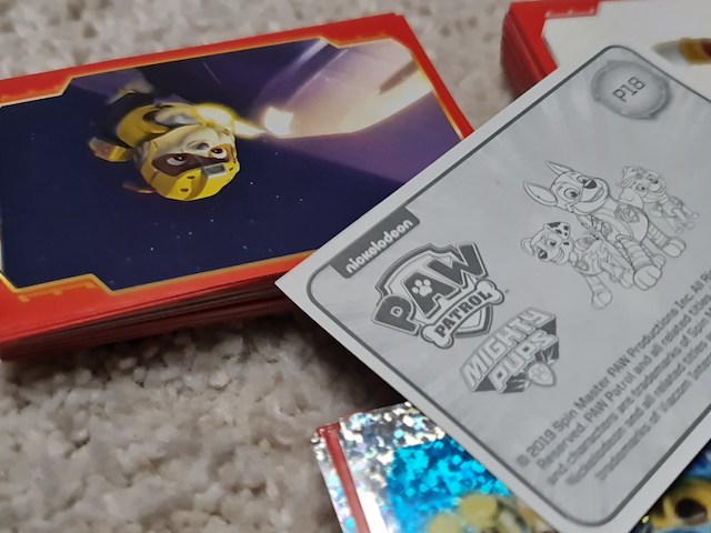Sličice Patrolne šape Moćne kuce Mighty Pups na komad