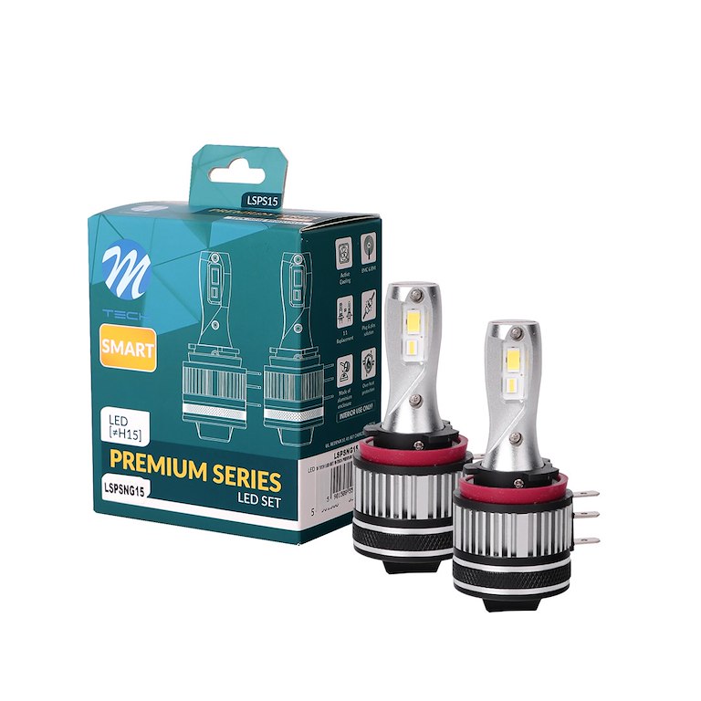 MTECH PREMIUM SERIES – LED SIJALICE H15 / 2KOM.