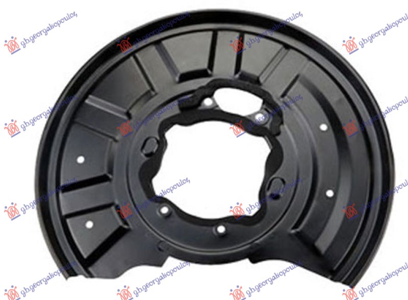 SPLASH PANEL BRAKE DISC REAR Leva str. MERCEDES C CLASS (W204) COUPE (2011-2015) (OEM: 2124200344, 2124202144, A2124200344)