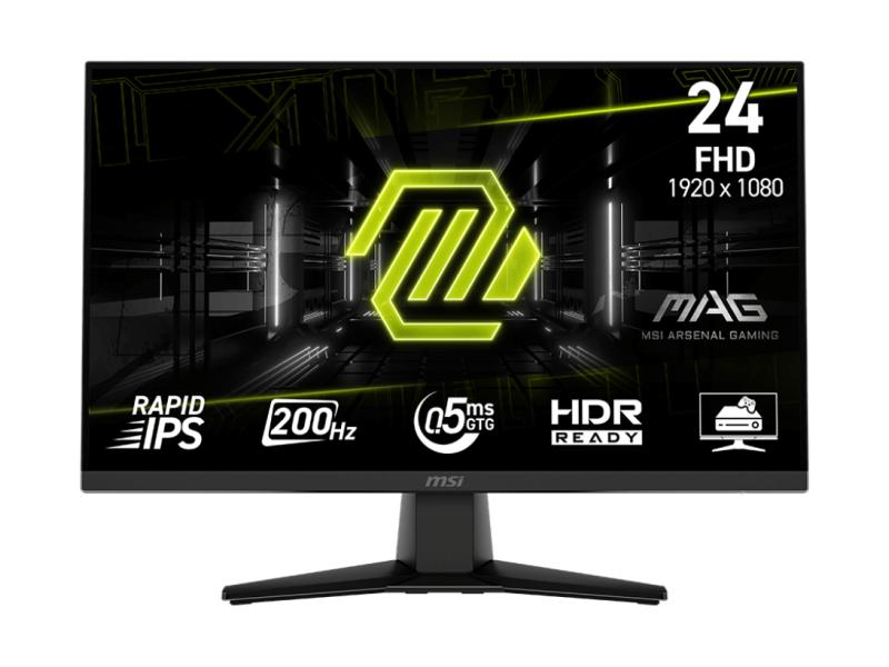 MSI 24” MAG 242F IPS, FHD, 0,5MS, 200HZ, HDMI, DP