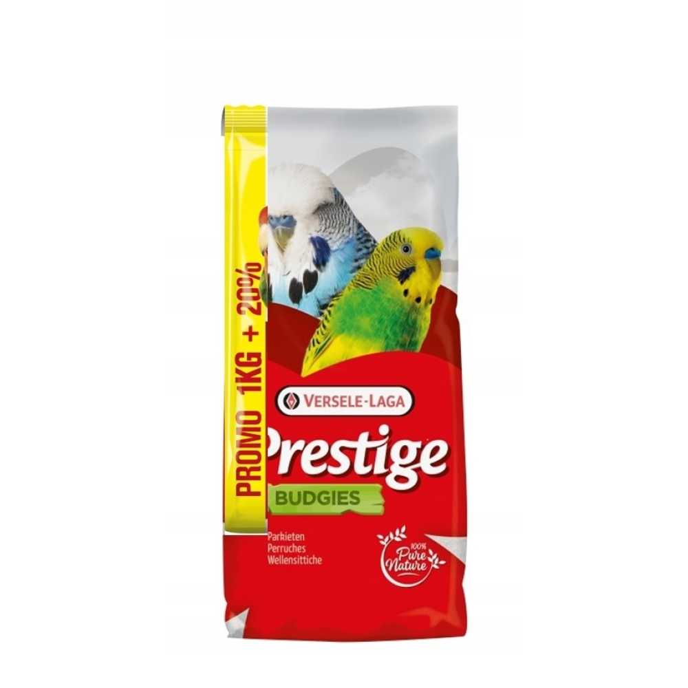 Versele Laga hrana za ptice Prestige Budgies 1kg + 200g gratis