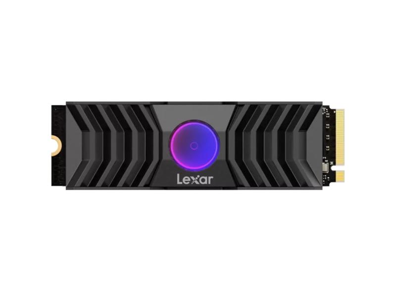 LEXAR 1TB HIGH SPEED PCIE GEN5 X4 M.2 NVME UP TO 12,000 MB/S READ AND 11,000 MB/S WRITE, RGB FAN HEATSINK