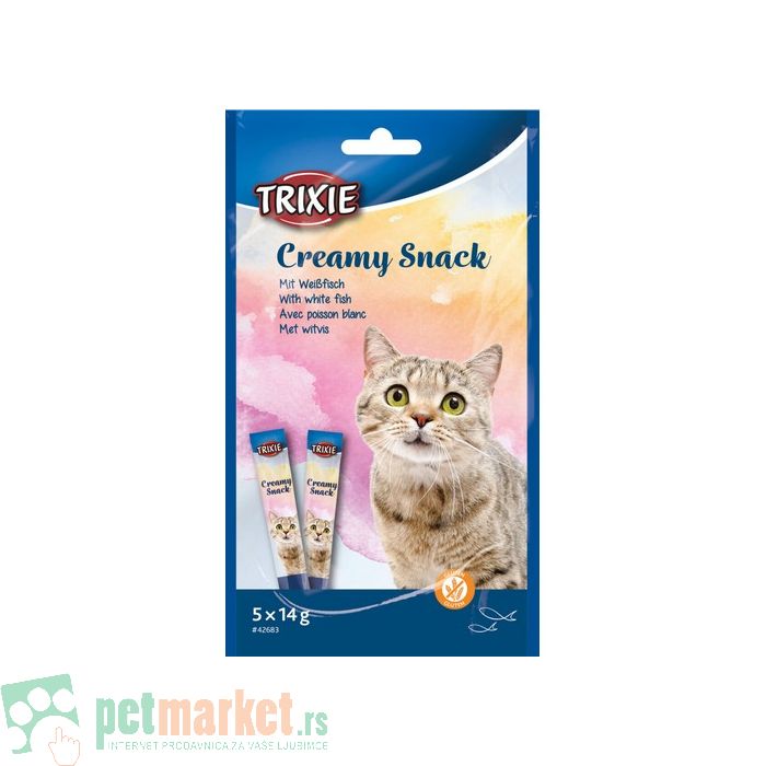 Trixie: Tečna poslastica za mačke Creamy Snack, 5x14 gr