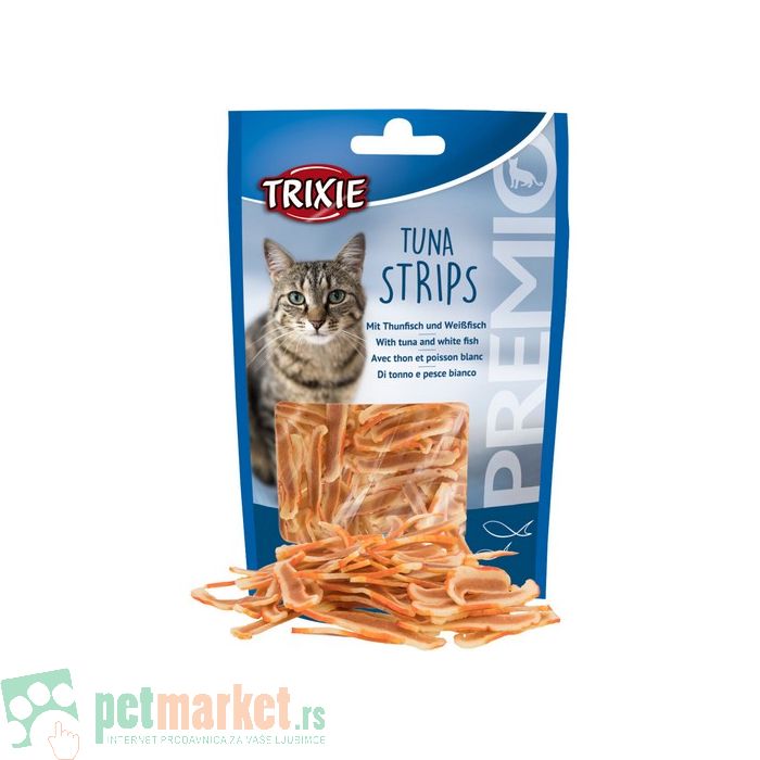 Trixie: Tračice sa 90% mesa ribe Tuna Stripes, 20 gr