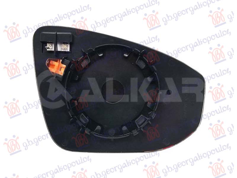 STAKLO RETROVIZORA SA GREJACEM (2 PIN) (ASFERICNO) Leva str. VW ID.7 (2023-) (OEM: 14A857521)