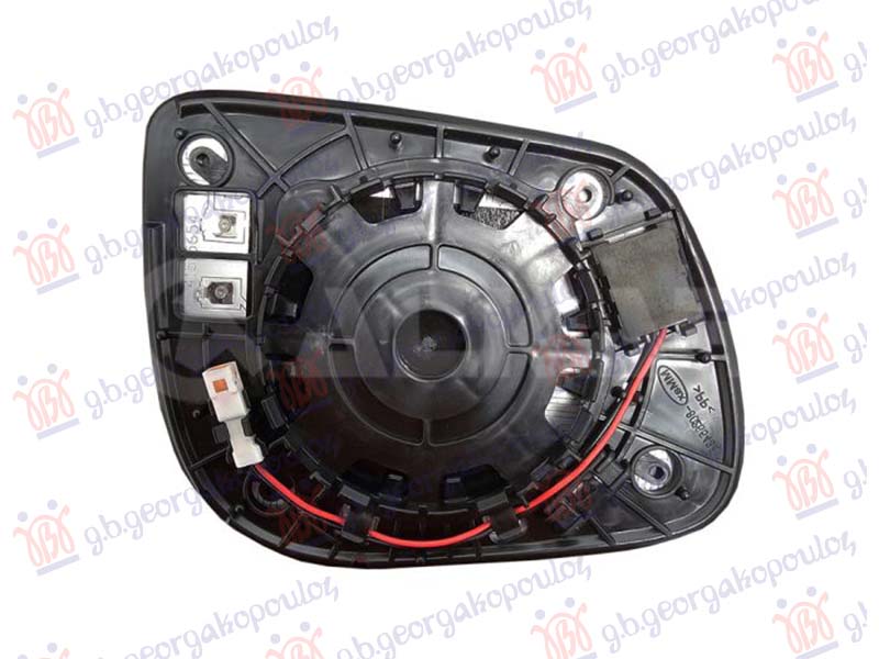 STAKLO RETROVIZORA SA GREJACEM (MRTAV UGAO) (2+2 PIN) (KONVEKSNO) Leva str. KIA PICANTO (2024-) (OEM: 87621G6520)