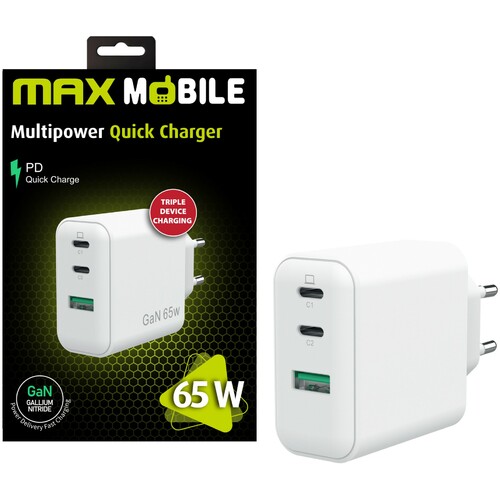 MAX MOBILE 3UTR2076-QP, SFC GaN 65W