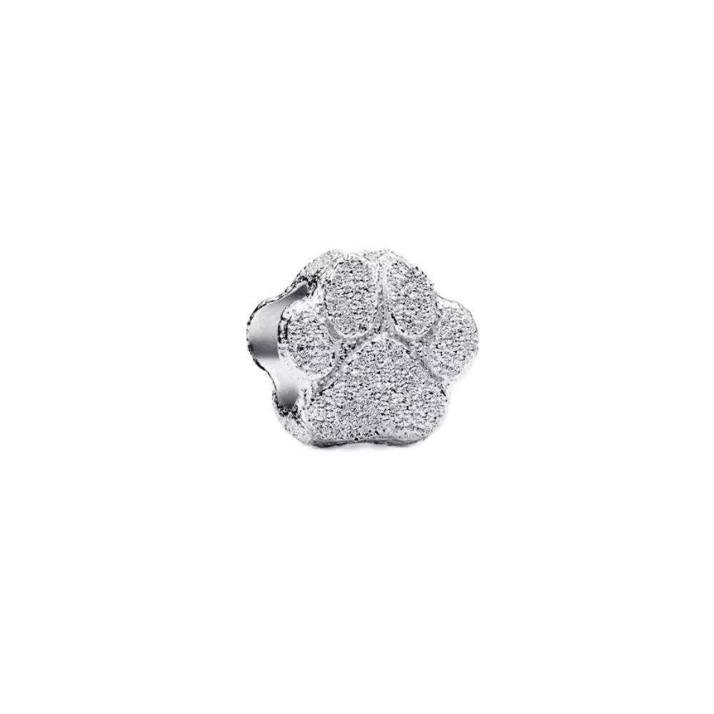 794043C00 PANDORA Textured Paw Mini privezak
