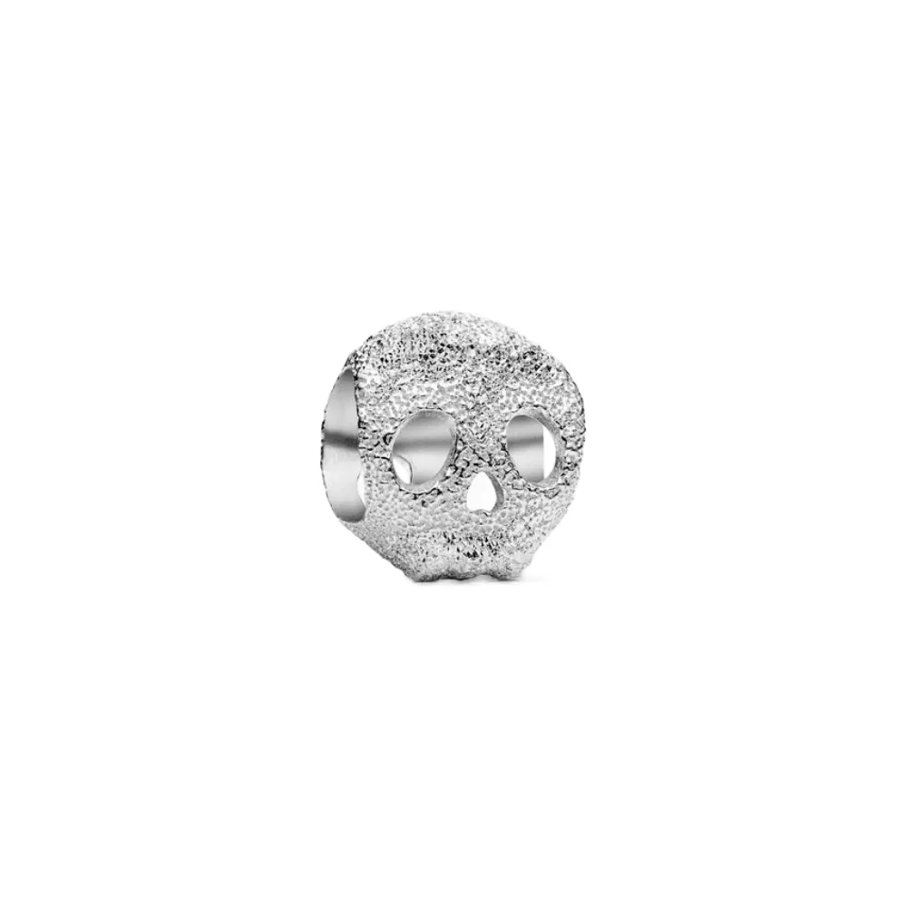 794050C00 PANDORA Textured Skull Mini privezak