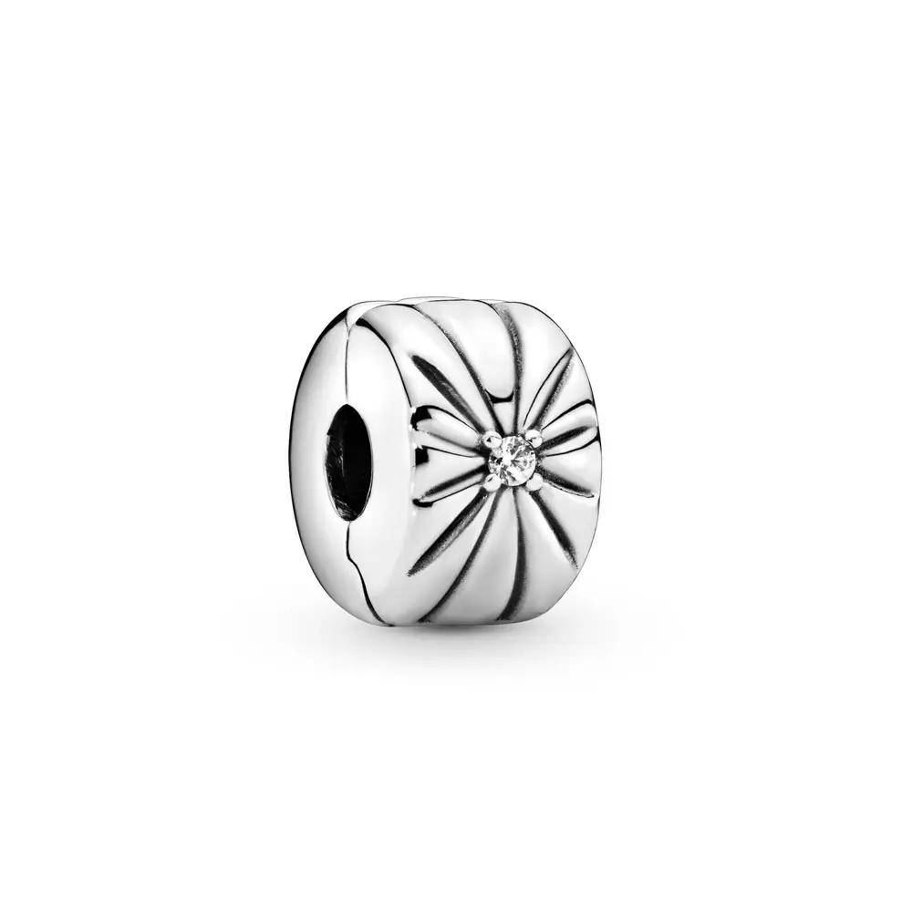 798614C01 PANDORA Sparkling Sunburst Clip privezak
