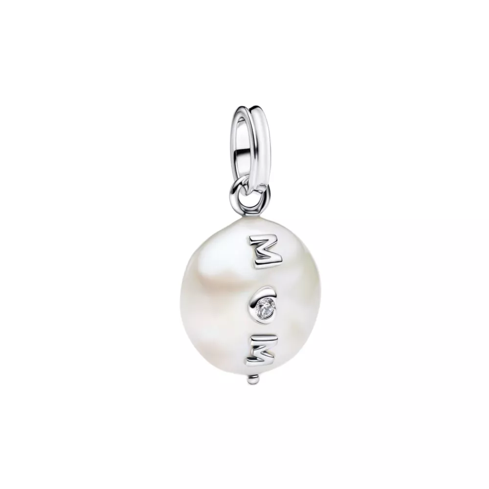 793783C01 PANDORA Treated Freshwater Cultured Baroque Pearl Mom Dangle ženski privezak