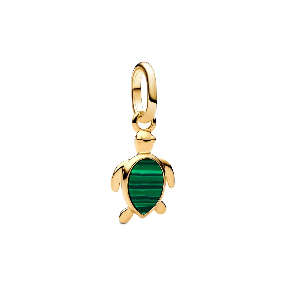 763823C01 PANDORA Green Turtle Mini ženski privezak