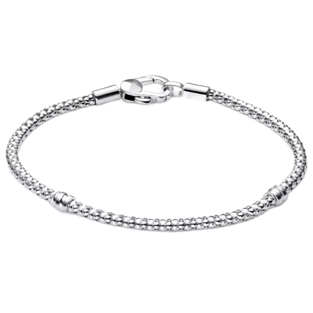 593681C00-19 PANDORA Studded Clasp & Chain narukvica