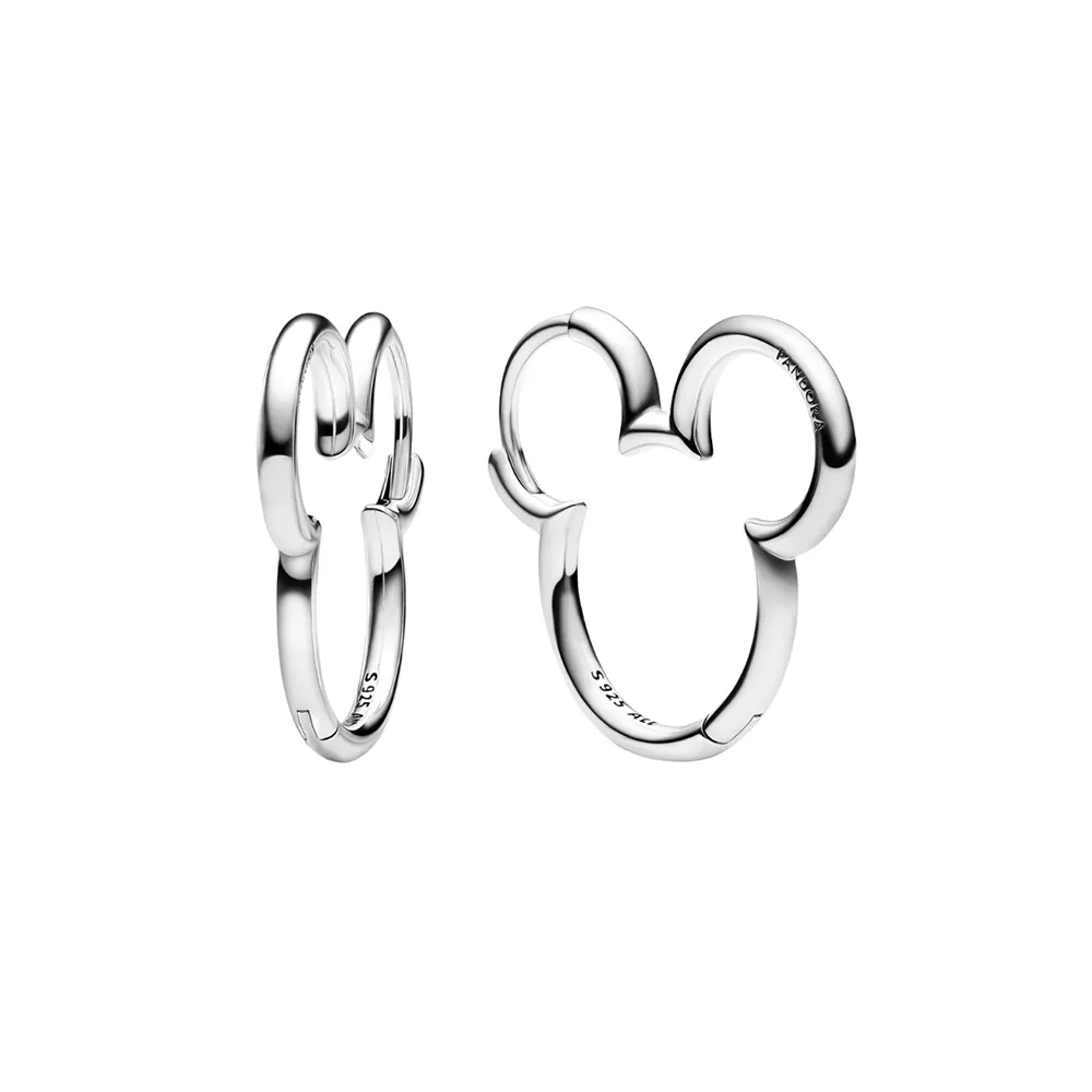 293528C00 PANDORA Disney Mickey Mouse Silhouette ženske minđuše