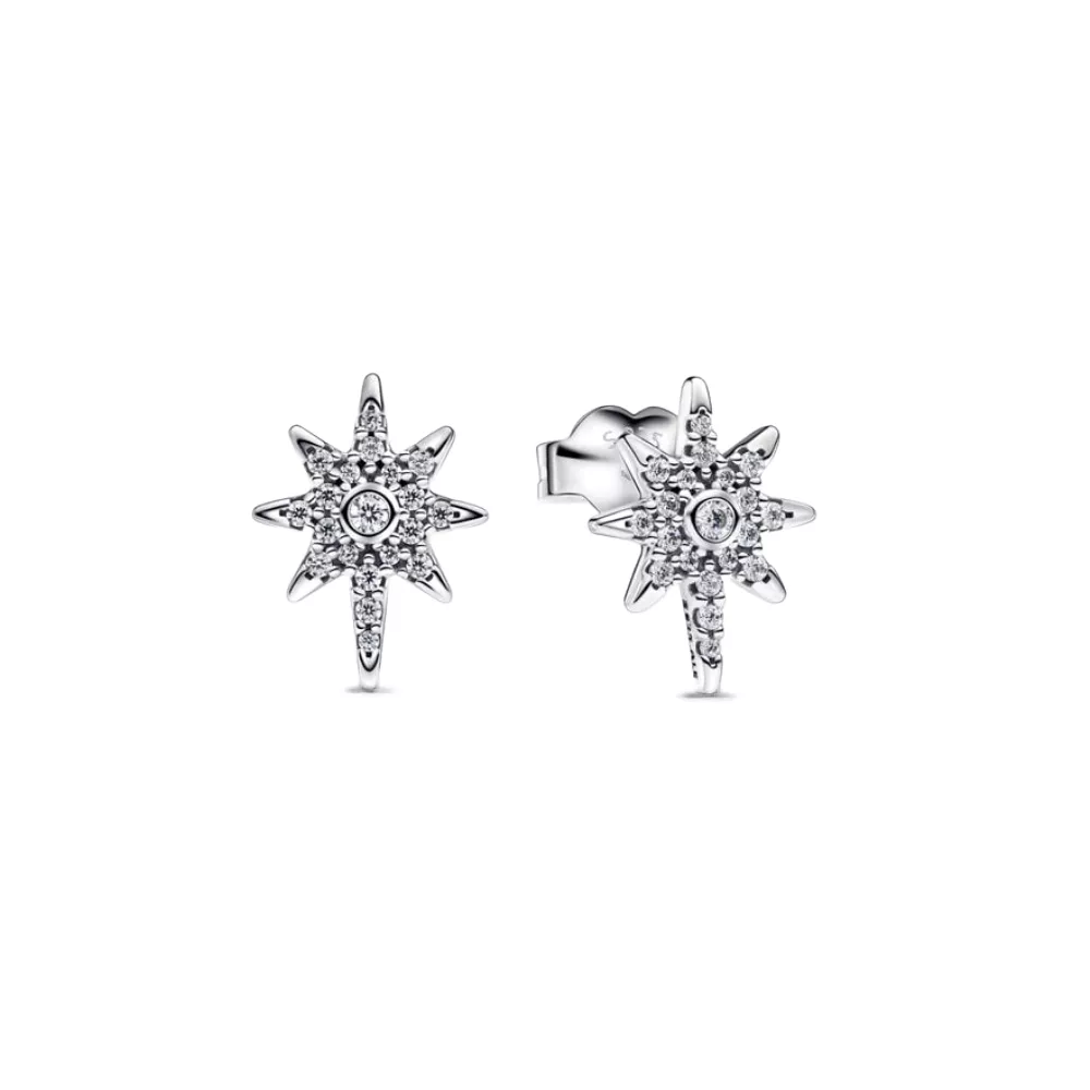 293587C01 PANDORA Sparkling North Star Stud minđuše