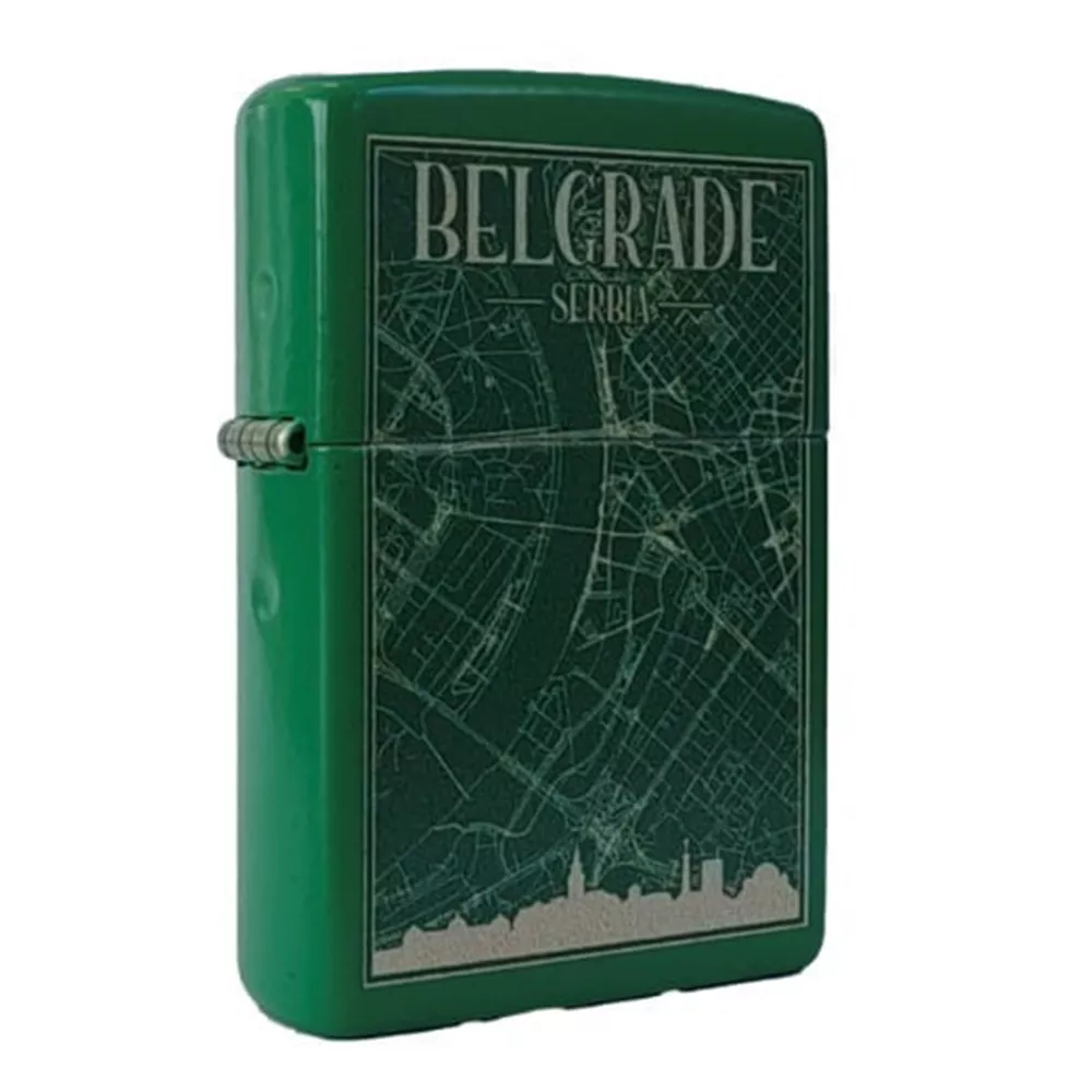 48459-107778 ZIPPO Belgrade Map upaljač